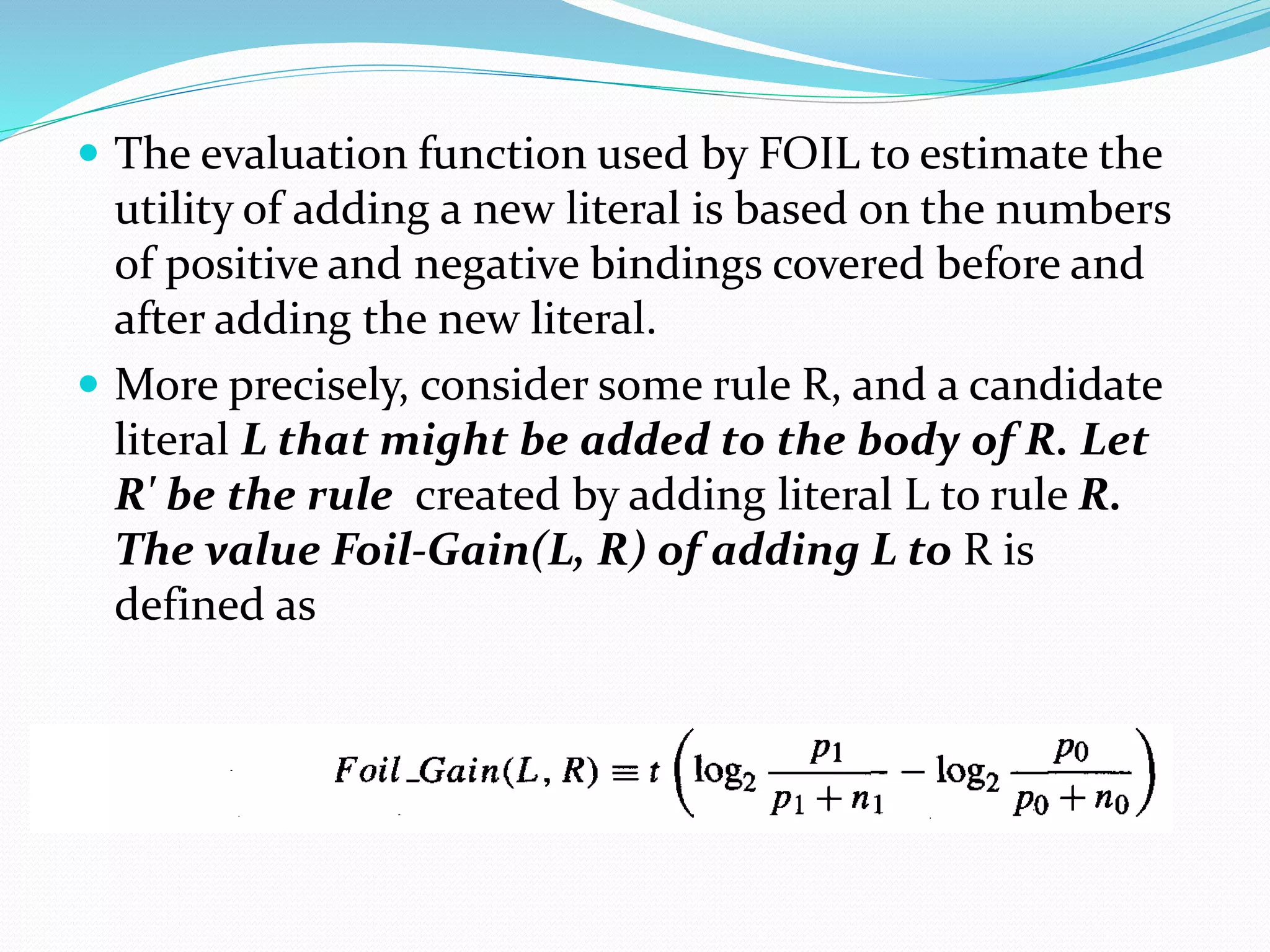 Learning set of rules | PPTX