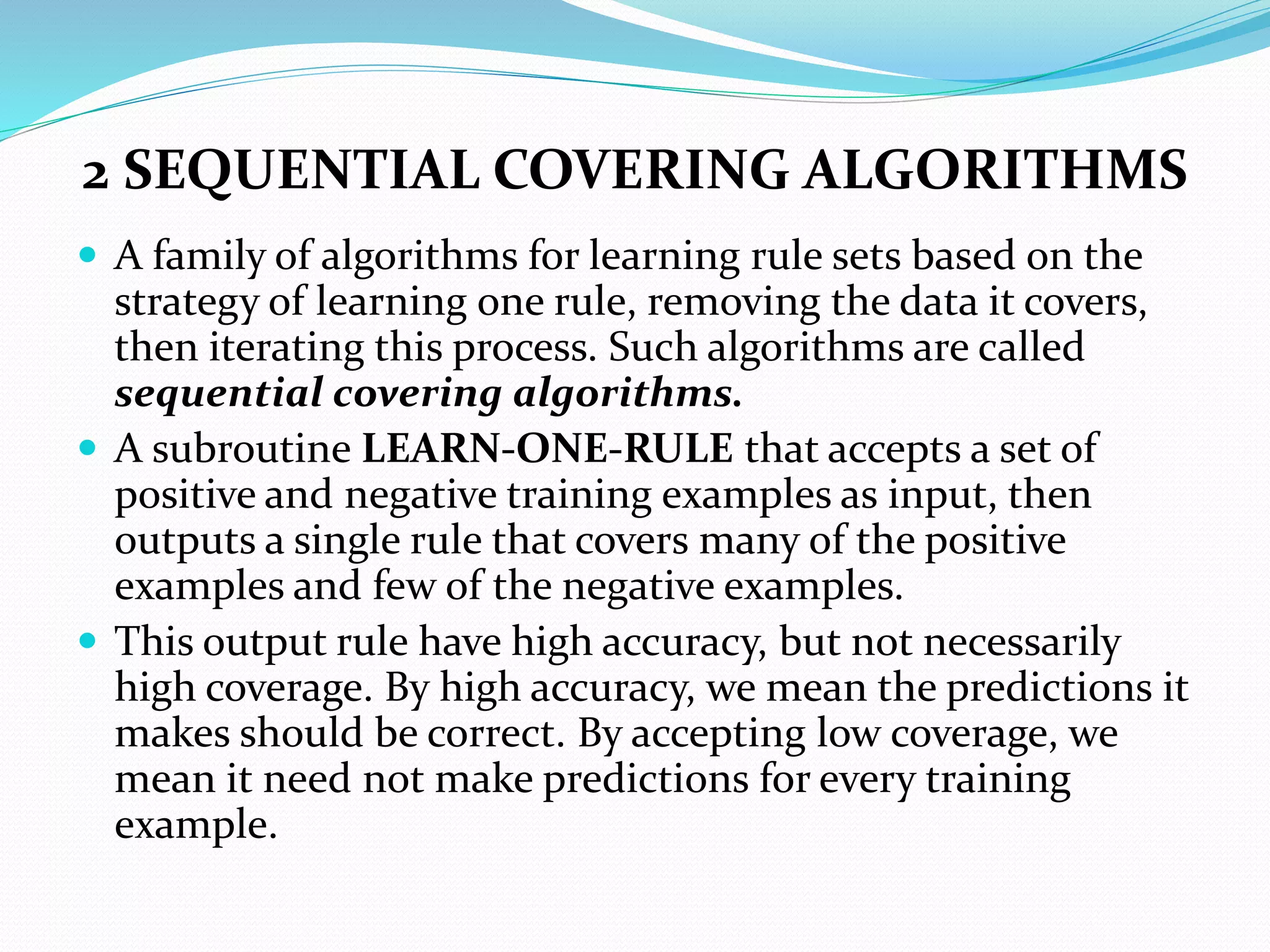 Learning set of rules | PPTX