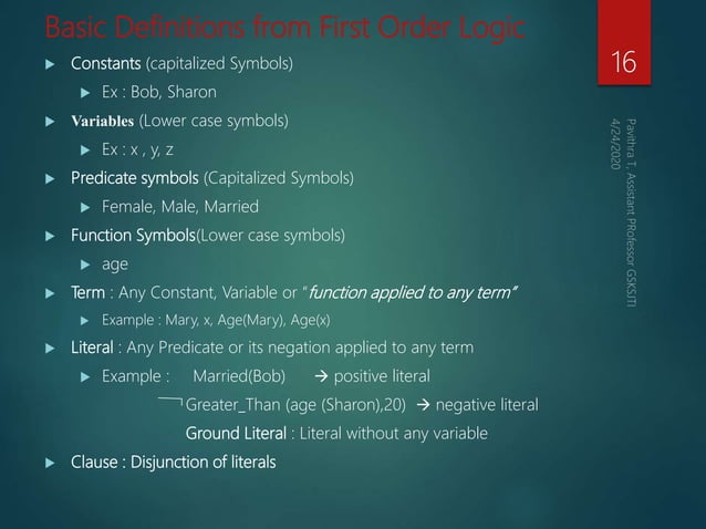 Learning sets of rules, Sequential Learning Algorithm,FOIL | PPT