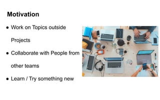 Learnings from Organizing Internal Hackathons | PDF