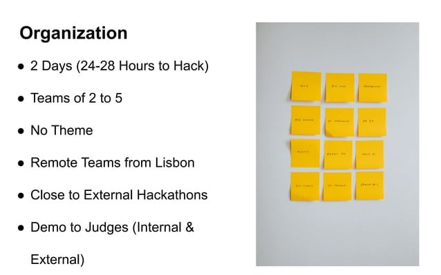 Learnings from Organizing Internal Hackathons | PPT