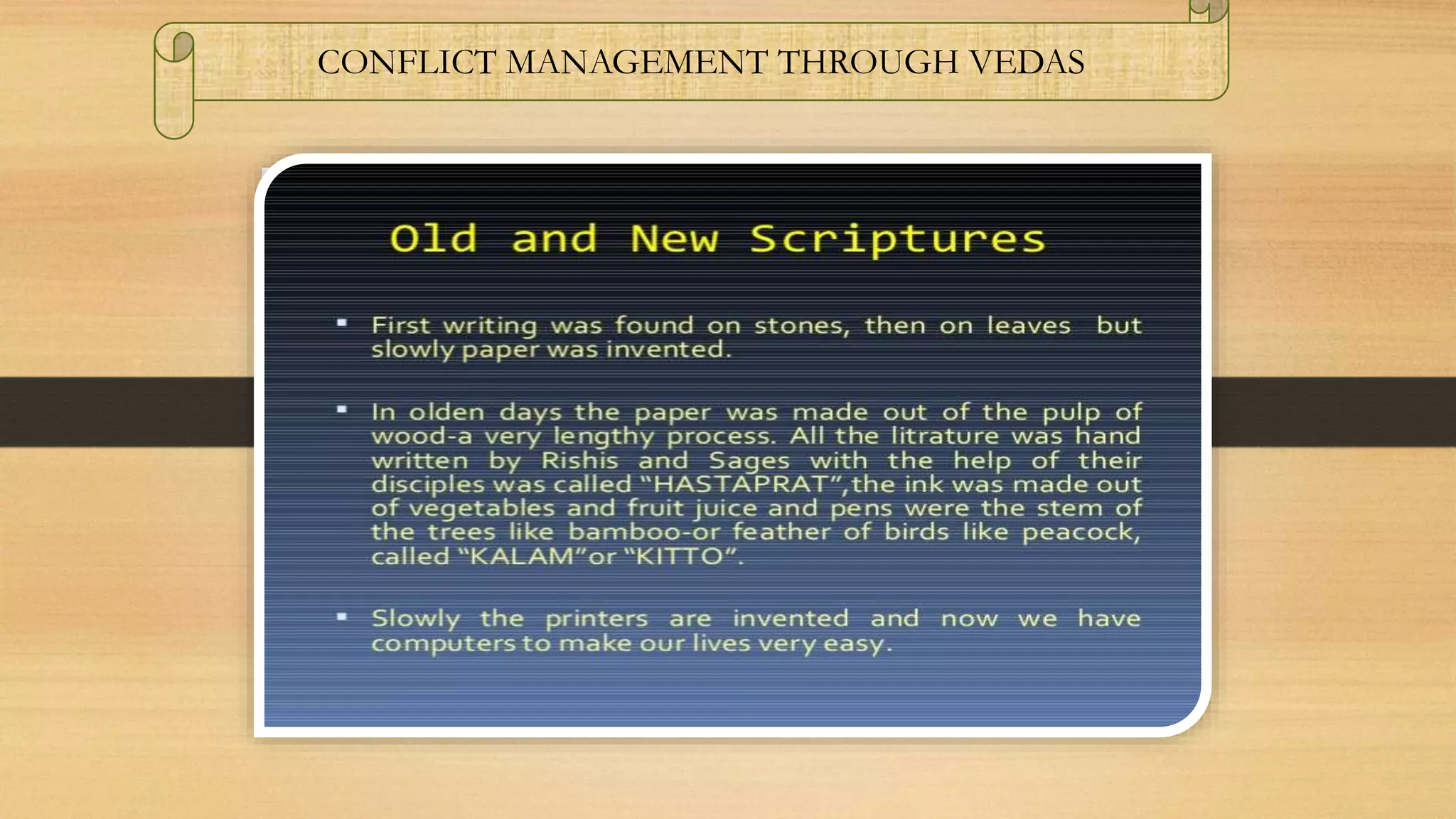 Learnings from vedas and today's problems | PPTX