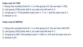 Learning short cuts of vedic mathematics | PPT