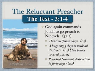 Jonah, The Reluctant Preacher | PDF