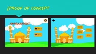 Learning solat using mobile application | PPT