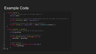 Learning Solidity | PPTX | Programming Languages | Computing