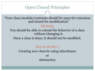 Learning solid principles using c# | PPTX