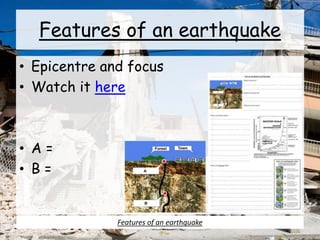 Learning space earthquakes and 3 p' bs | PPTX
