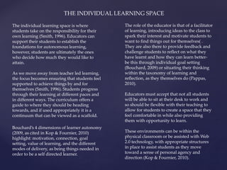 Learning Spaces- what are they and why they are important | PPTX