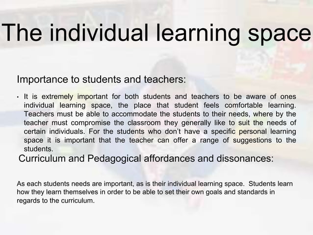 Learning spaces assignment 2 | PPT