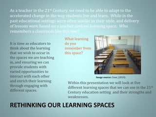 Learning spaces | PPTX