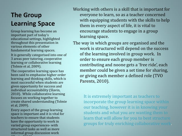 Learning spaces | PPT