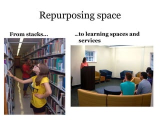 Learning Spaces at the UNCG University Libraries | PPTX