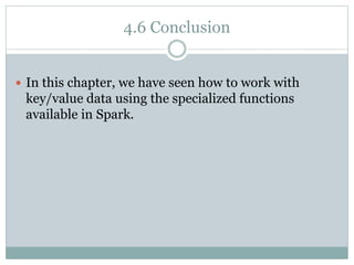 Learning spark ch04 - Working with Key/Value Pairs | PPT