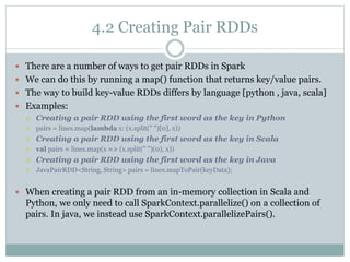 Learning spark ch04 - Working with Key/Value Pairs | PPTX