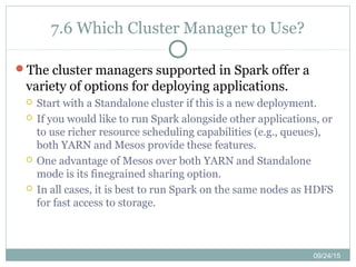 Learning spark ch07 - Running on a Cluster | PPT | Cloud Computing | Internet