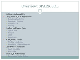 Learning spark ch09 - Spark SQL | PPT