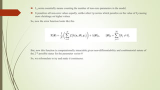 Learning sparse Neural Networks using L0 Regularization | PPTX | Technology & Computing