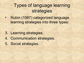 Learning Strategies | PPT