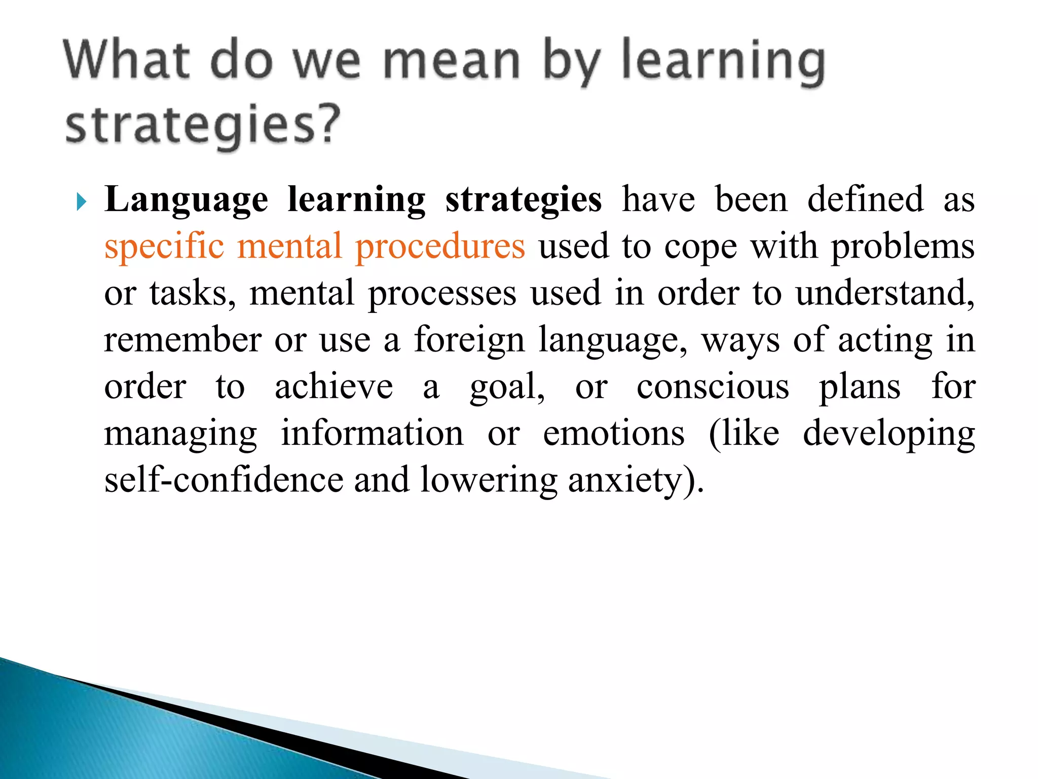 Learning strategies | PPT