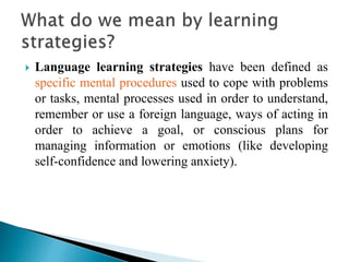 Learning strategies | PPTX