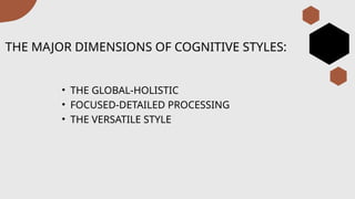Learning strategies Cognitive Styles .pptx