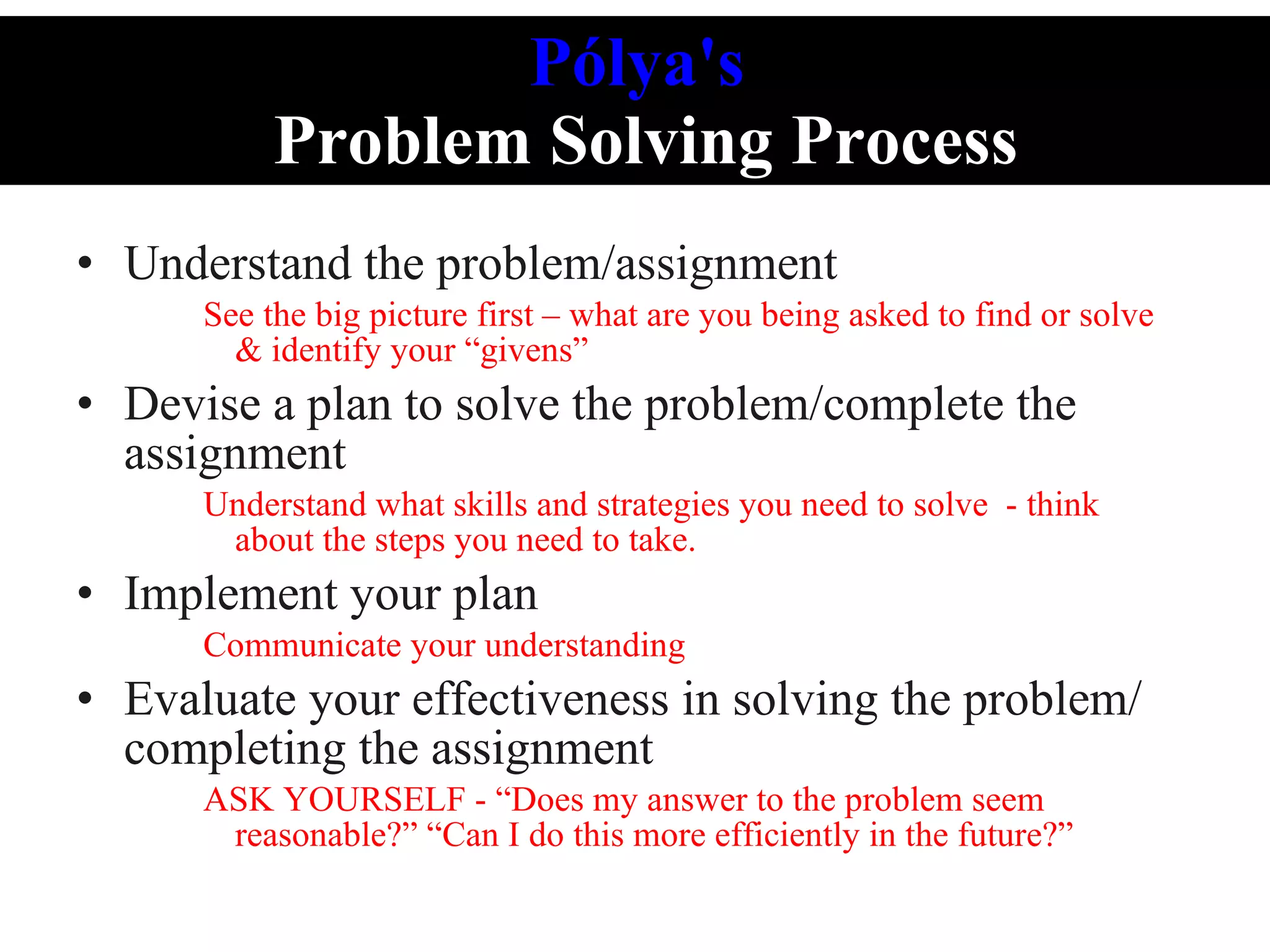 Learning strategies for math and science | PPT