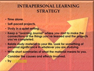 Learning Strategies | PPT