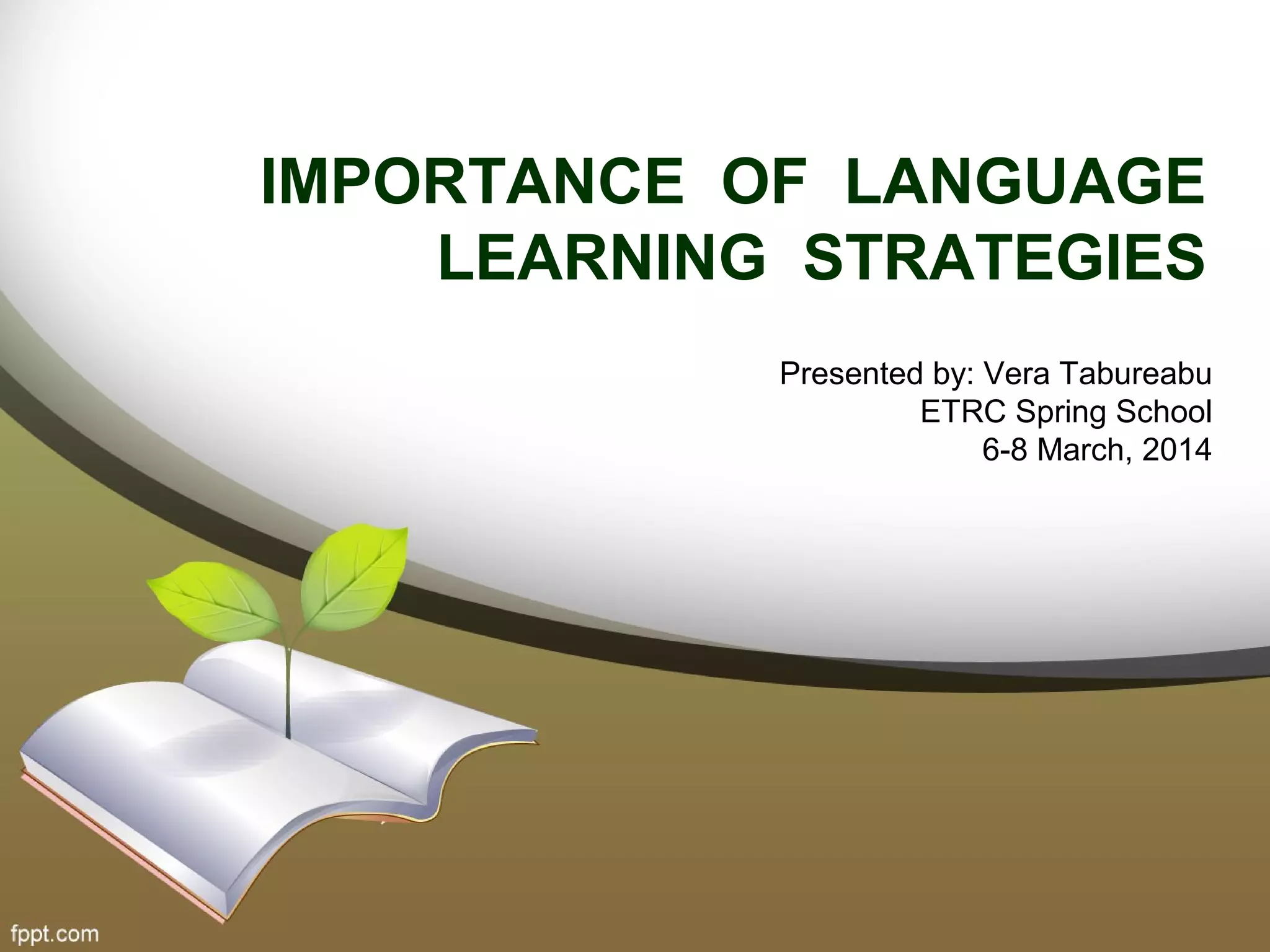 Learning strategies | PPT