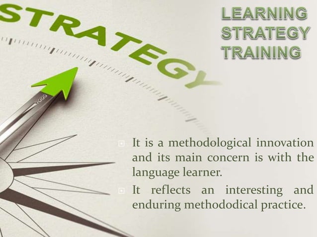 Learning Strategy Training | PPTX