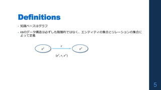 Learning structured embeddings of knowledge bases 文献講読 | PPTX