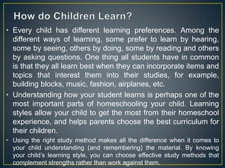 Learning style | PPTX | Parenting Babies and Toddlers | Parenting