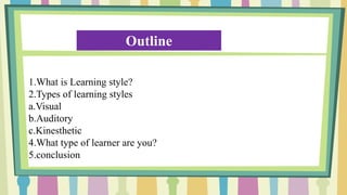 Learning style | PPT