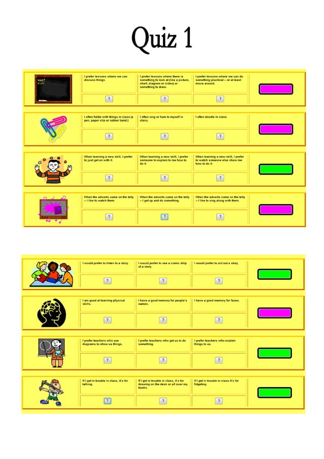 Learning Style Audit - 1 | DOCX