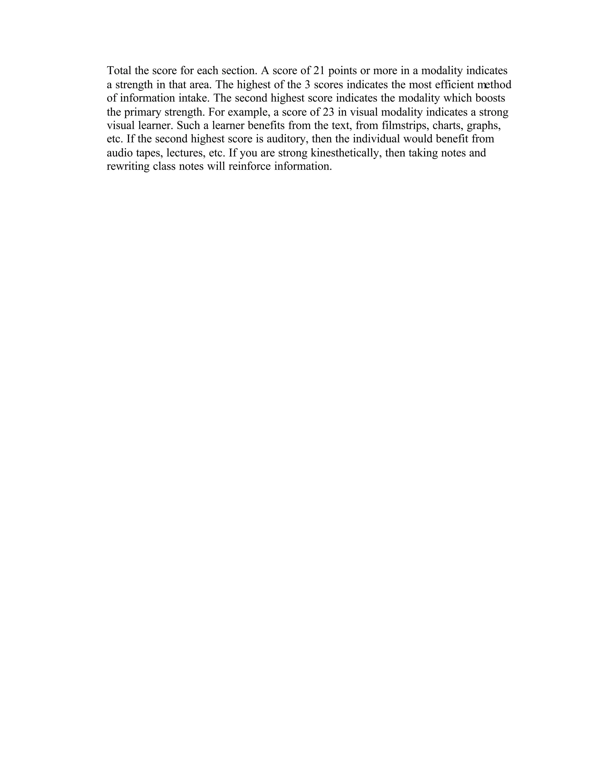 Learning style inventory | PDF