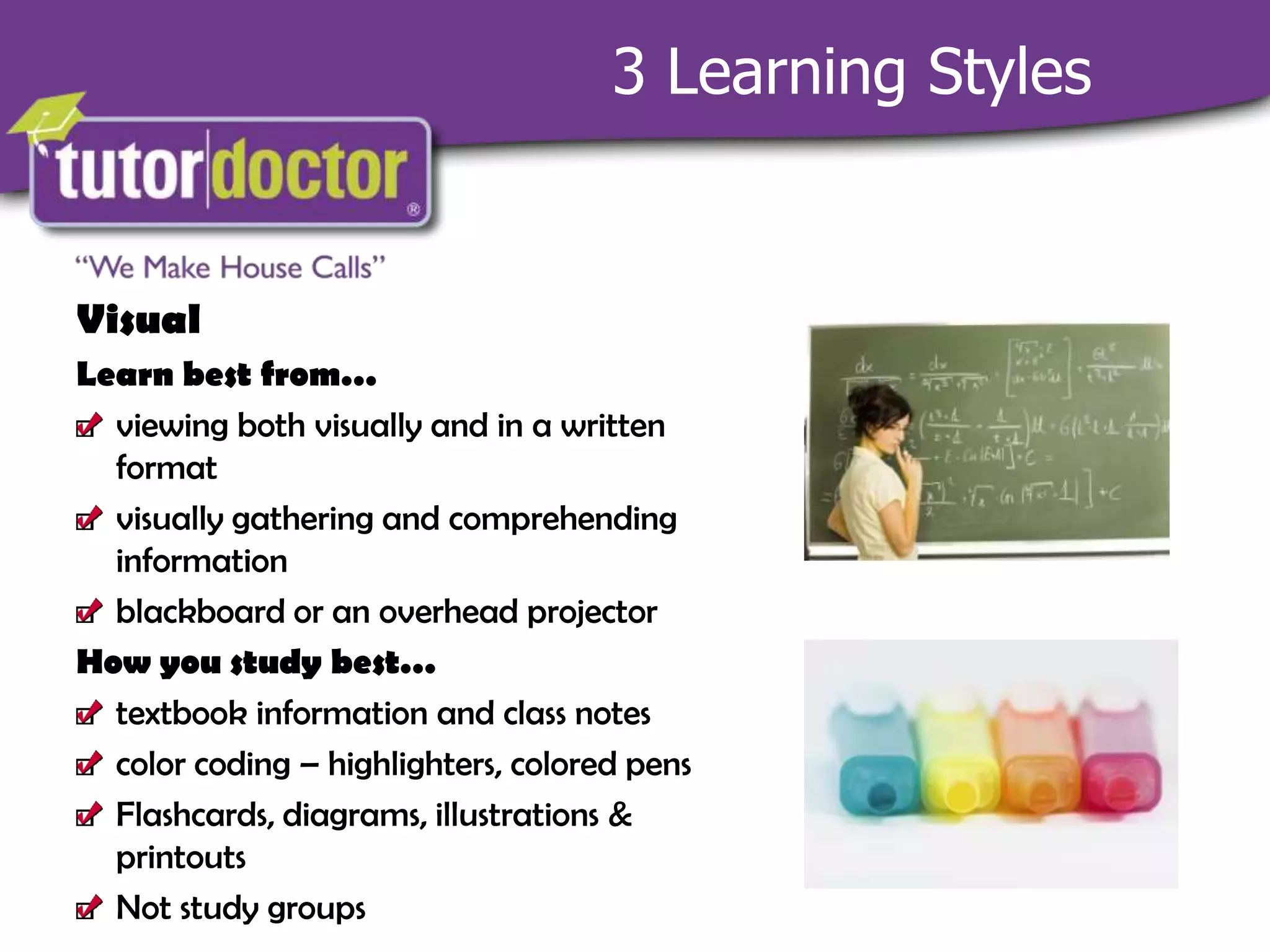 Learning Style Presentation | PPTX