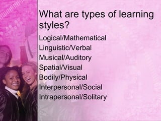 Learning Styles | ODP