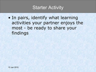 Learning Styles | PPT