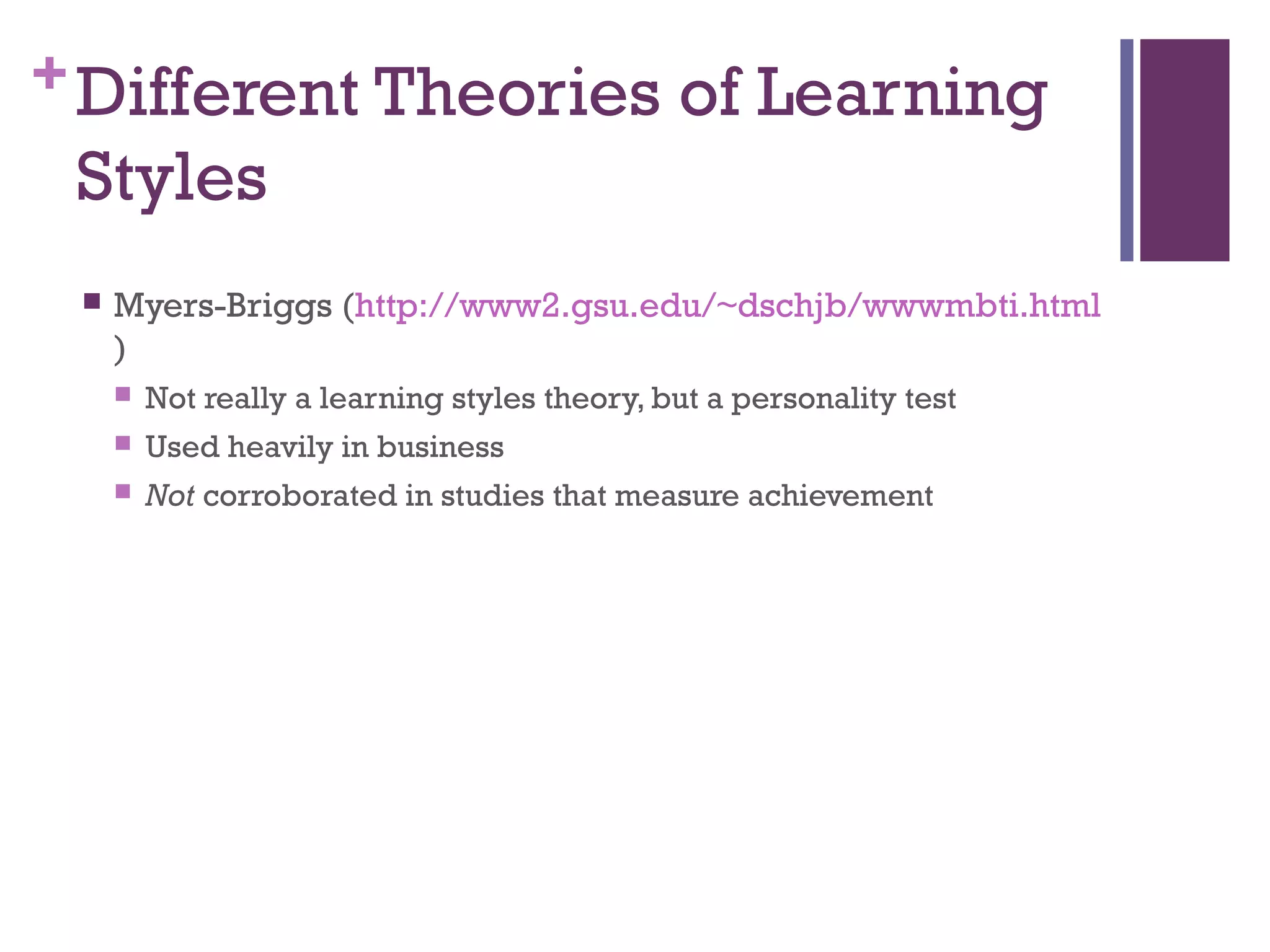 Learning styles | PPT