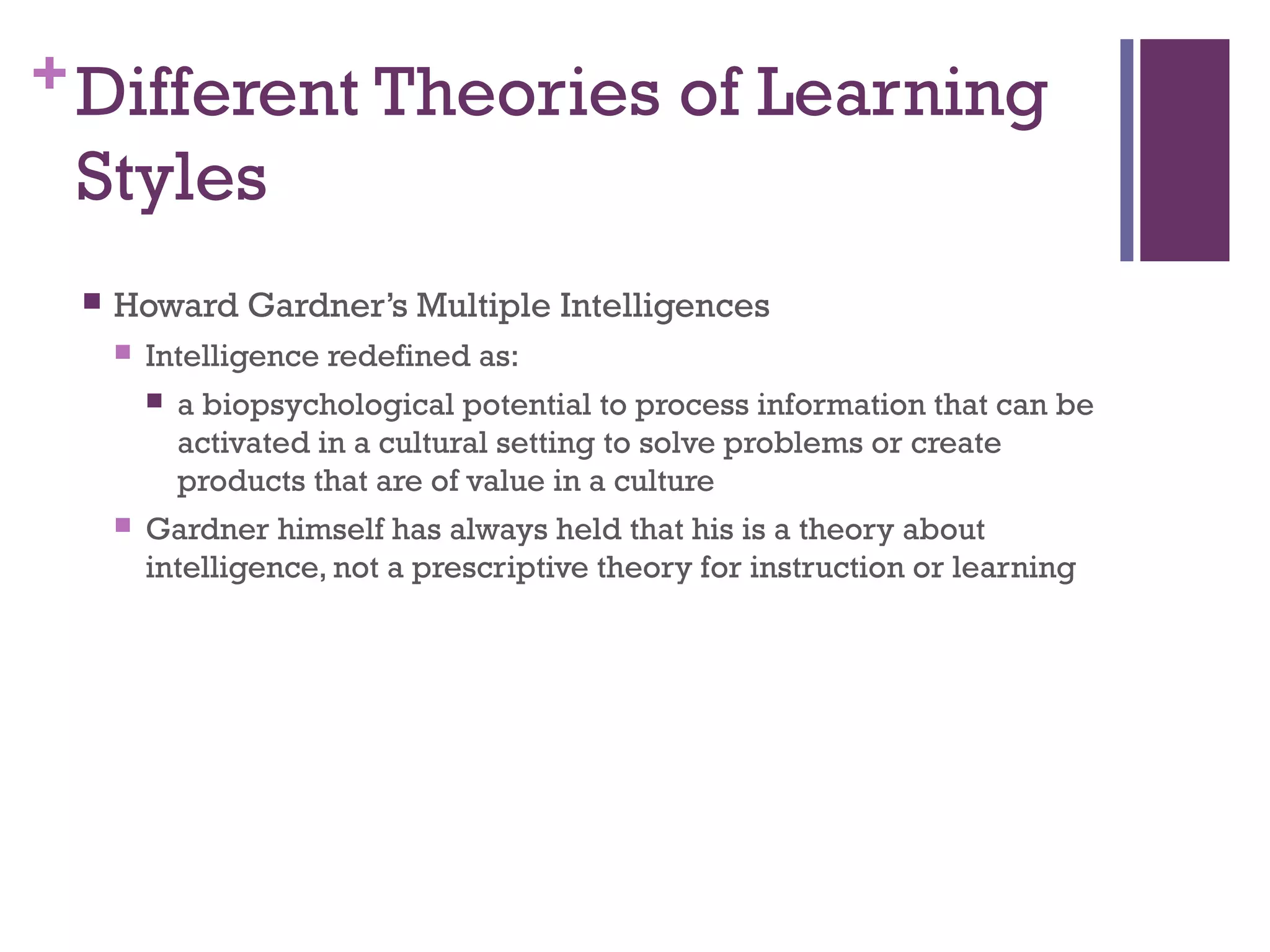 Learning styles | PPT