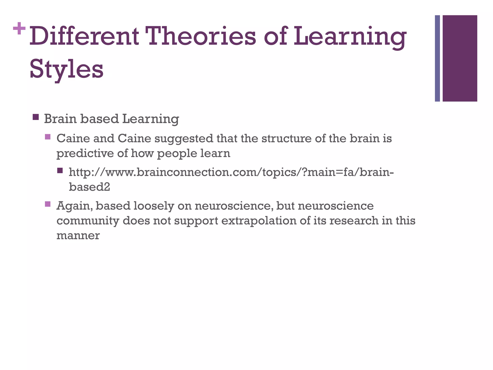 Learning styles | PPT