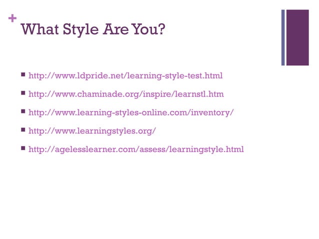 Learning styles | PPT