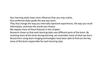 Learning styles | PPTX