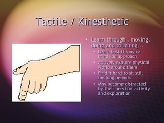 Learning Styles | PPT | Education