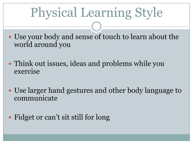 Learning Styles | PPT