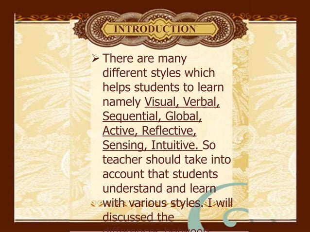 Learning styles | PPTX