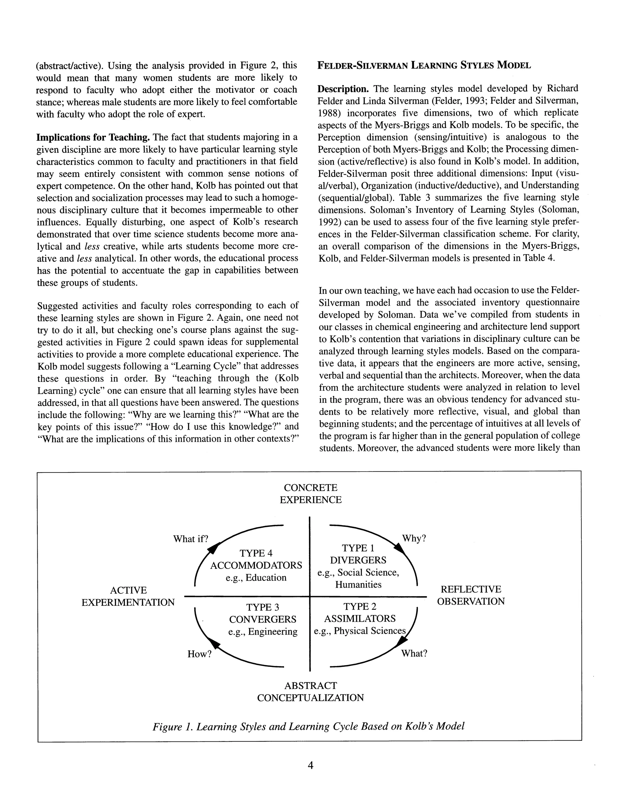 Learning styles | PDF