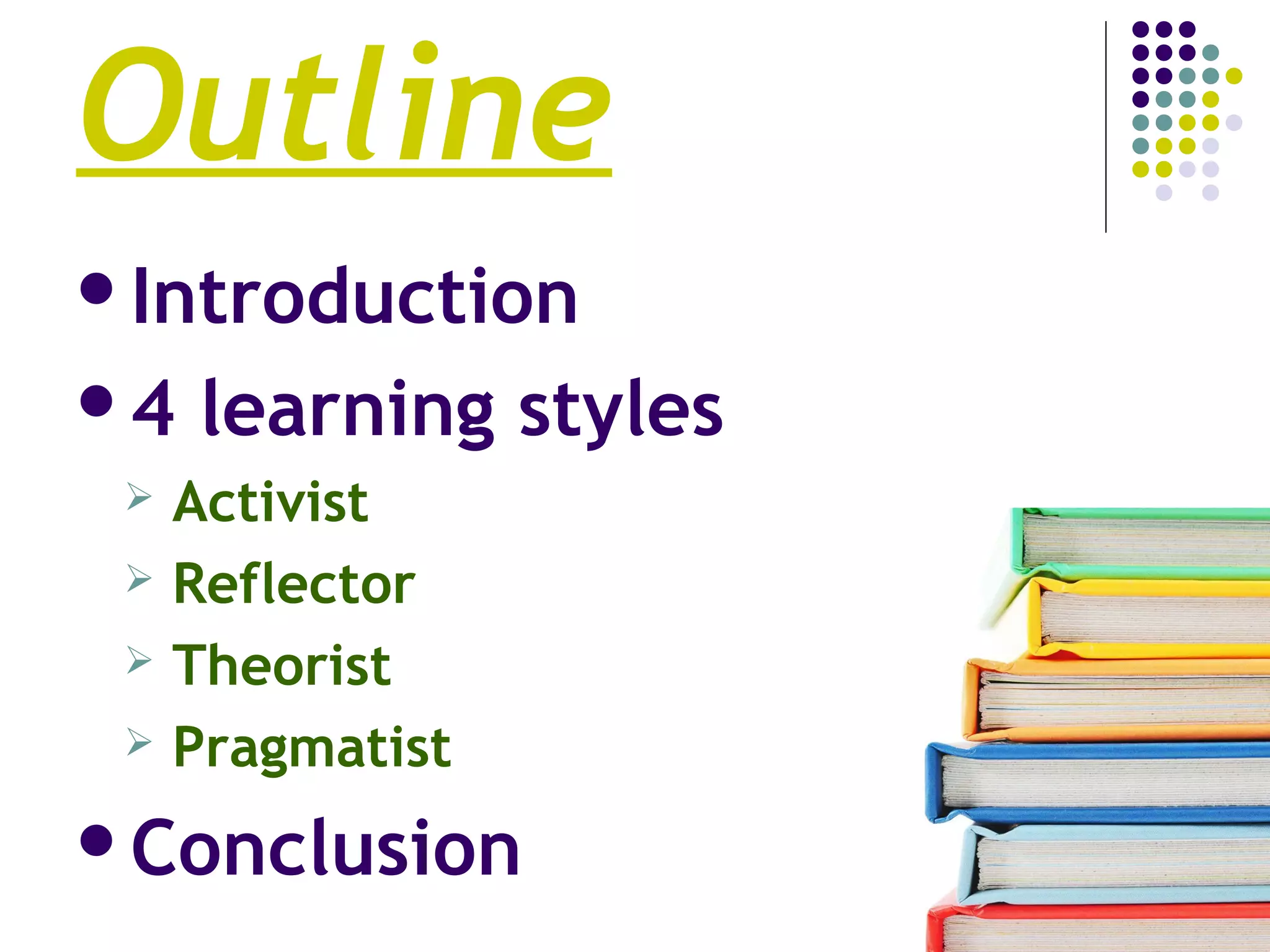 4 Learning styles by Kolb | PPT