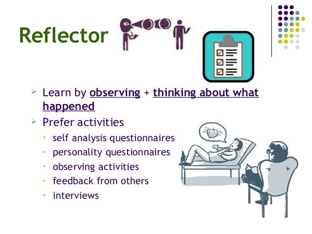 4 Learning styles by Kolb