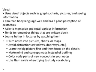 Learning styles | PPT